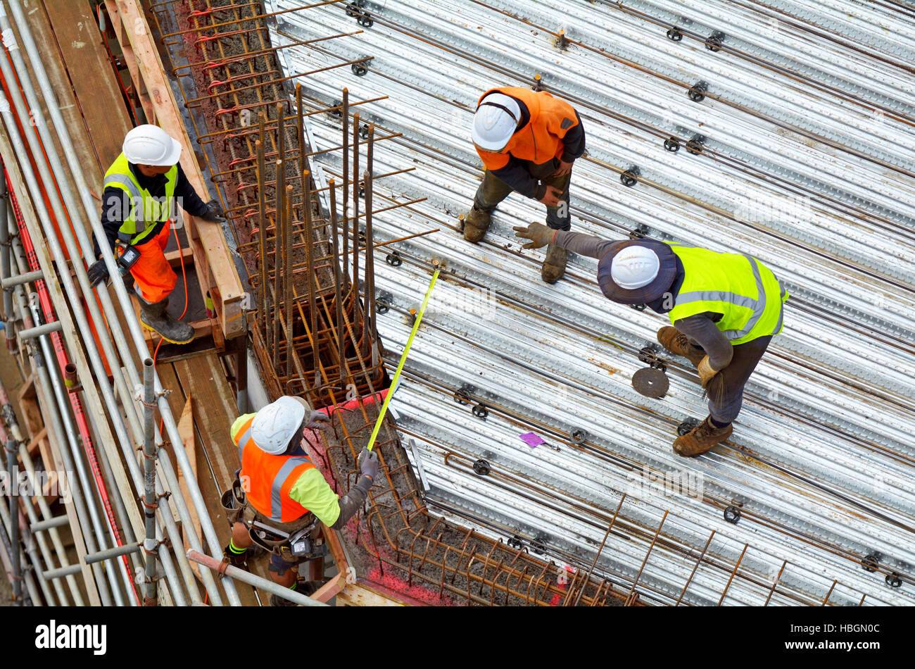 Construction Workers Work High Resolution Stock Photography and Images ...