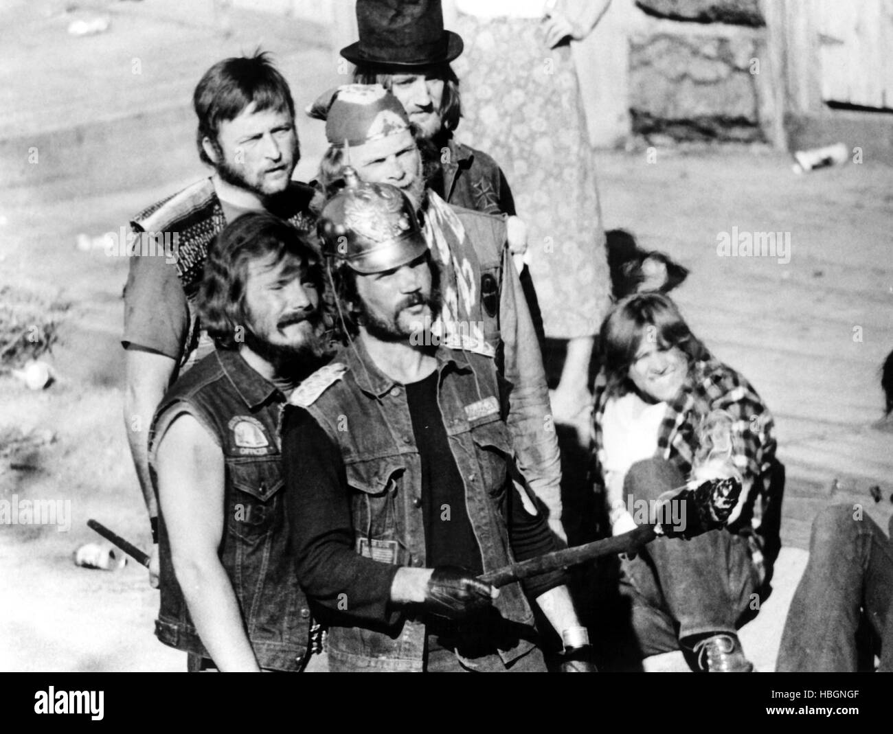 ANGELS HARD AS THEY COME, Charles Dierkop (center, front), 1971 Stock ...