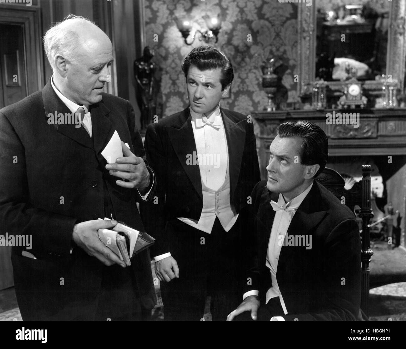 AN INSPECTOR CALLS, Alastair Sim, Bryan Forbes, Brian Worth, 1954 Stock ...