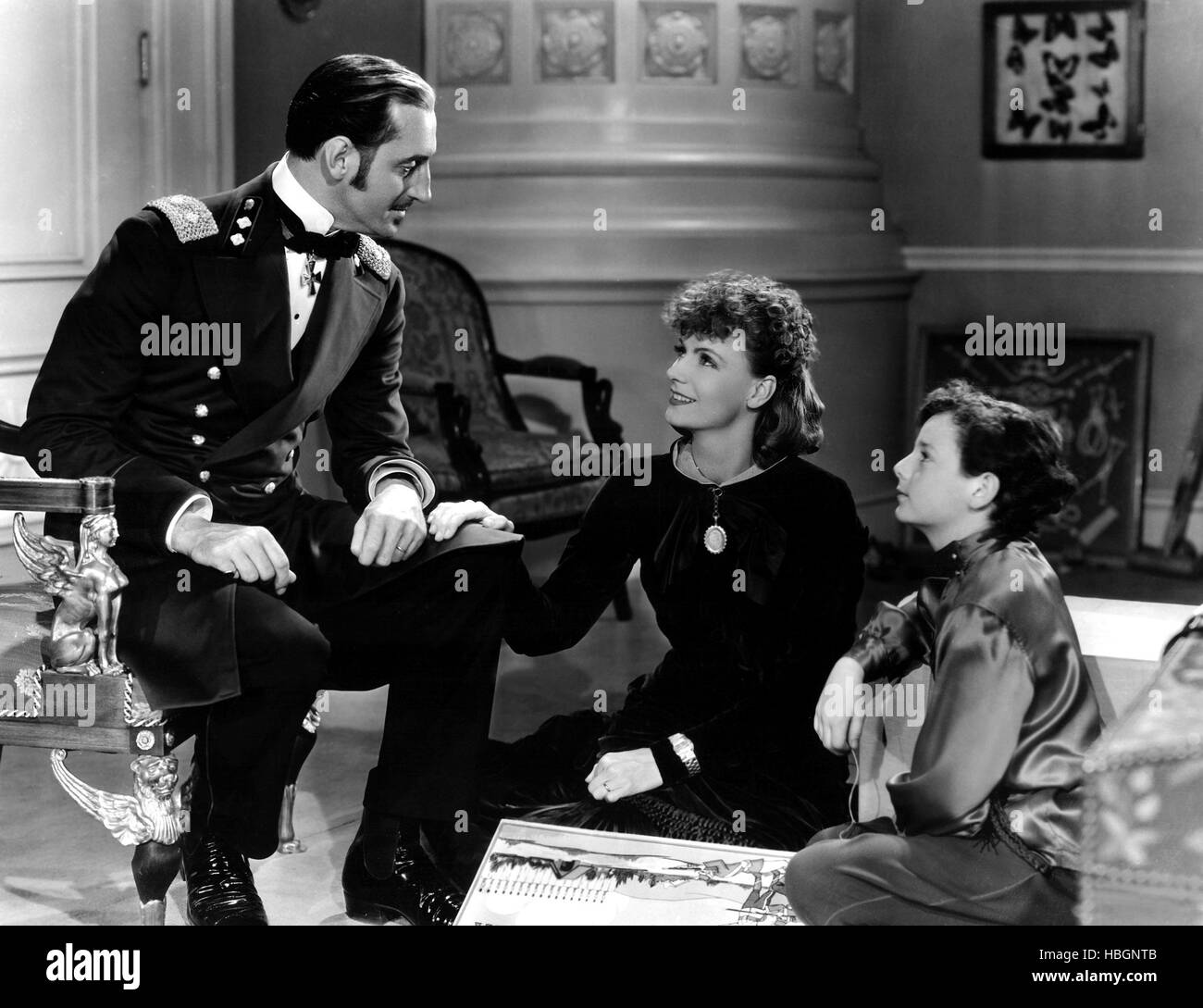 ANNA KARENINA, Basil Rathbone, Greta Garbo, Freddie Bartholomew, 1935 ...