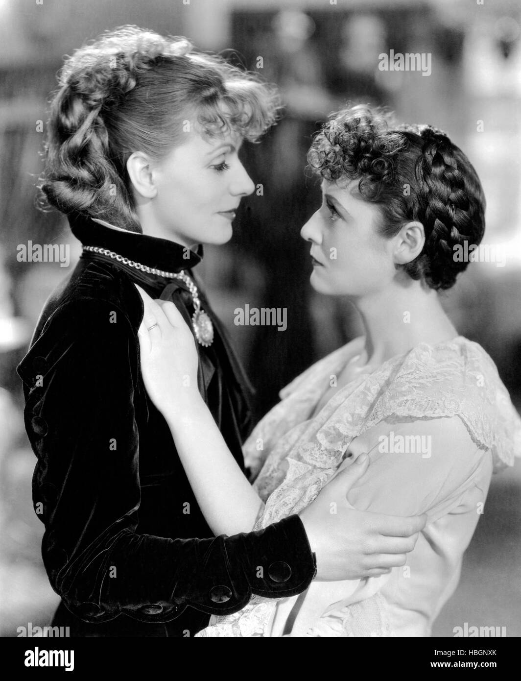 ANNA KARENINA, from left, Greta Garbo, Phoebe Foster, 1935 Stock Photo ...
