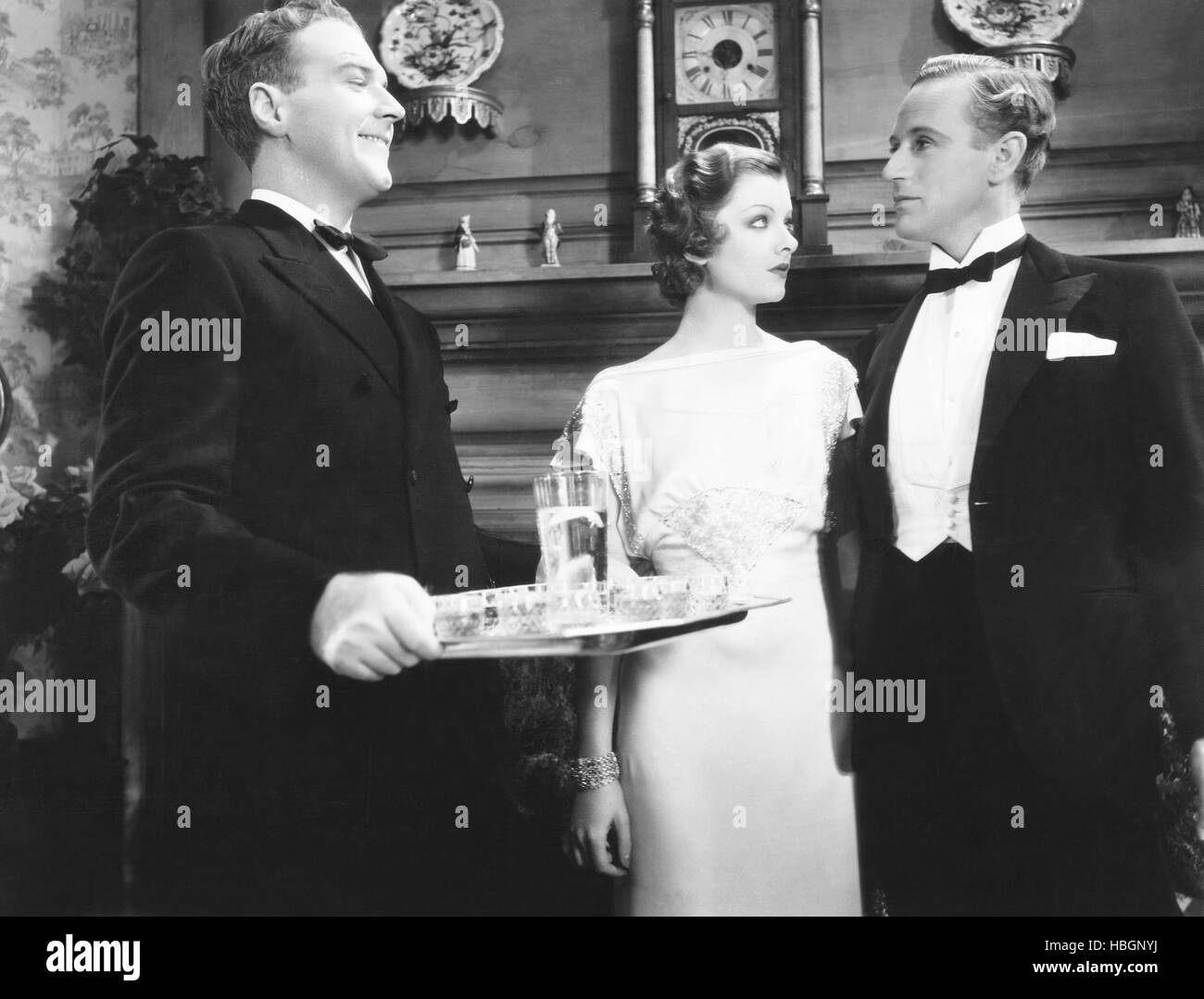 THE ANIMAL KINGDOM, from left, William Gargan, Myrna Loy, Leslie Howard ...