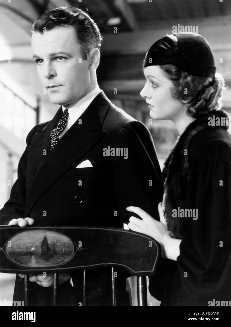 THE ANIMAL KINGDOM, from left, Neil Hamilton, Myrna Loy, 1932 Stock ...