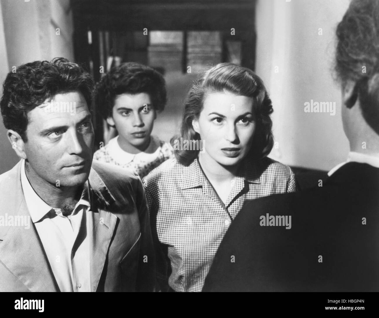 ANNA, front from left: Raf Vallone, Silvana Mangano, 1951 Stock Photo ...