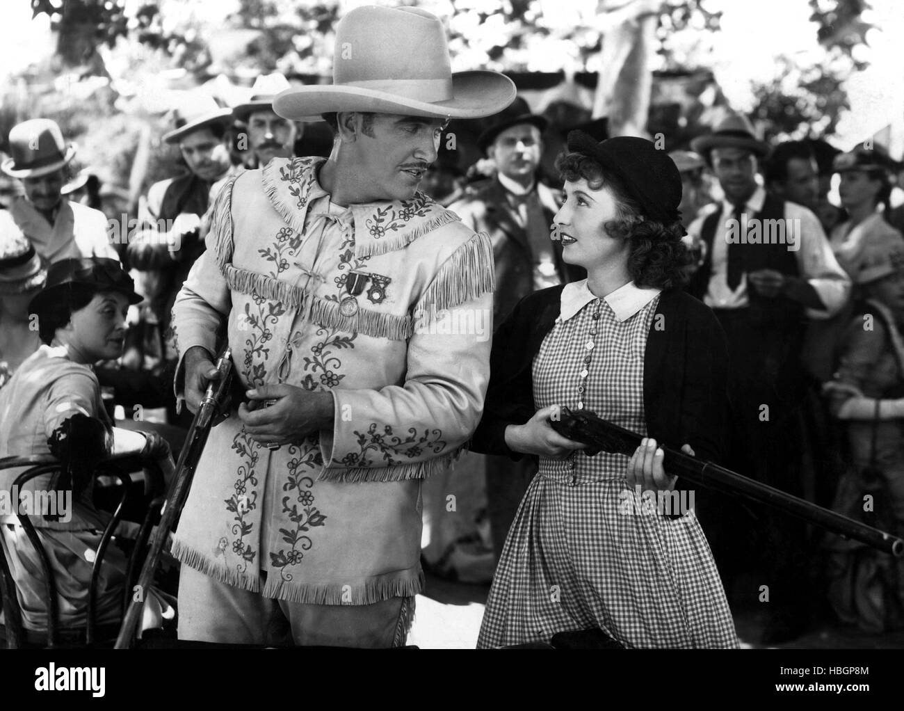 ANNIE OAKLEY, Preston Foster, Barbara Stanwyck, 1935 Stock Photo - Alamy