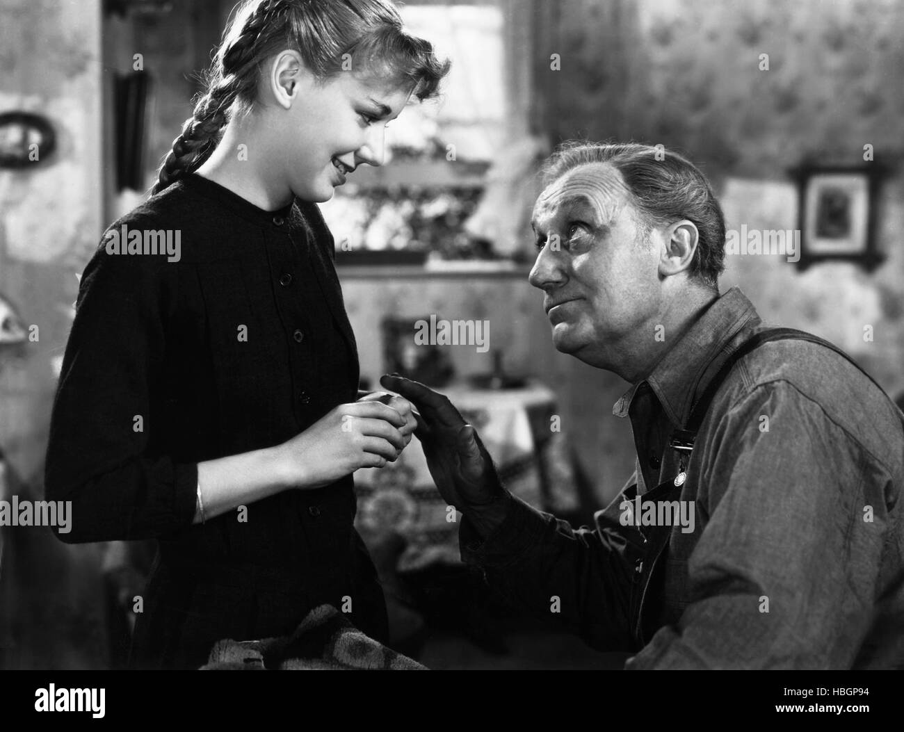 ANNE OF GREEN GABLES, from left: Anne Shirley, O.P. Heggie, 1934 Stock ...