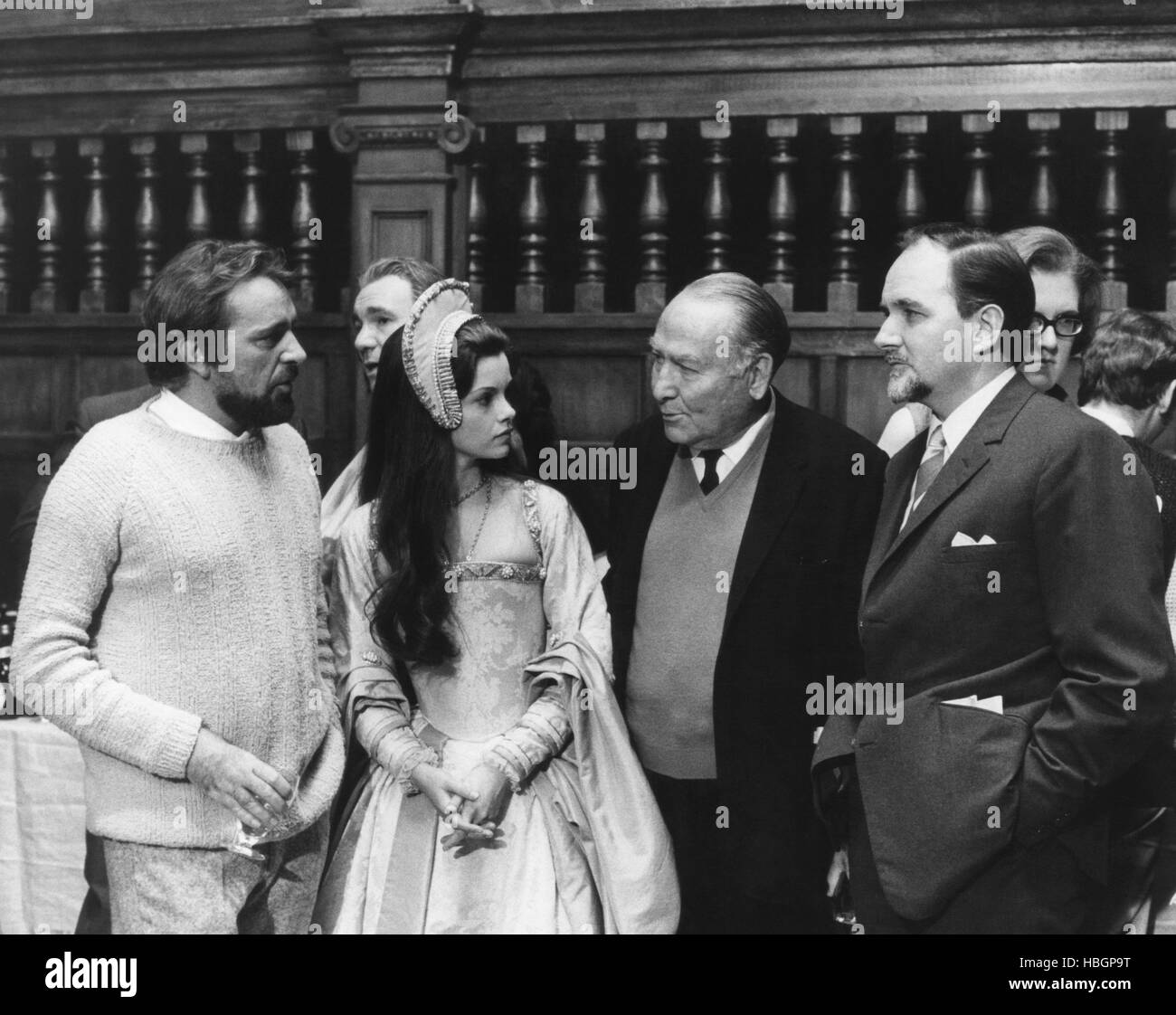 ANNE OF THE THOUSAND DAYS, from left: Richard Burton, Genevieve Bujold ...