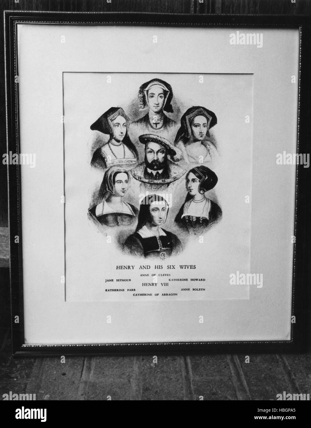 ANNE OF THE THOUSAND DAYS, King Henry VIII (ceter) with his six wives ...