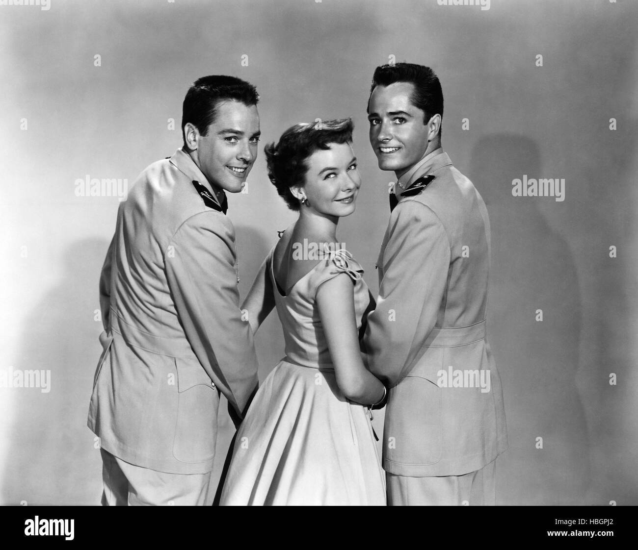 AN ANNAPOLIS STORY, Kevin McCarthy, Diana Lynn, John Derek, 1955 Stock ...