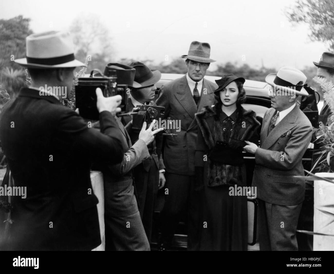 AND SUDDEN DEATH, from left, Randolph Scott, Frances Drake, 1936 Stock Photo - Alamy