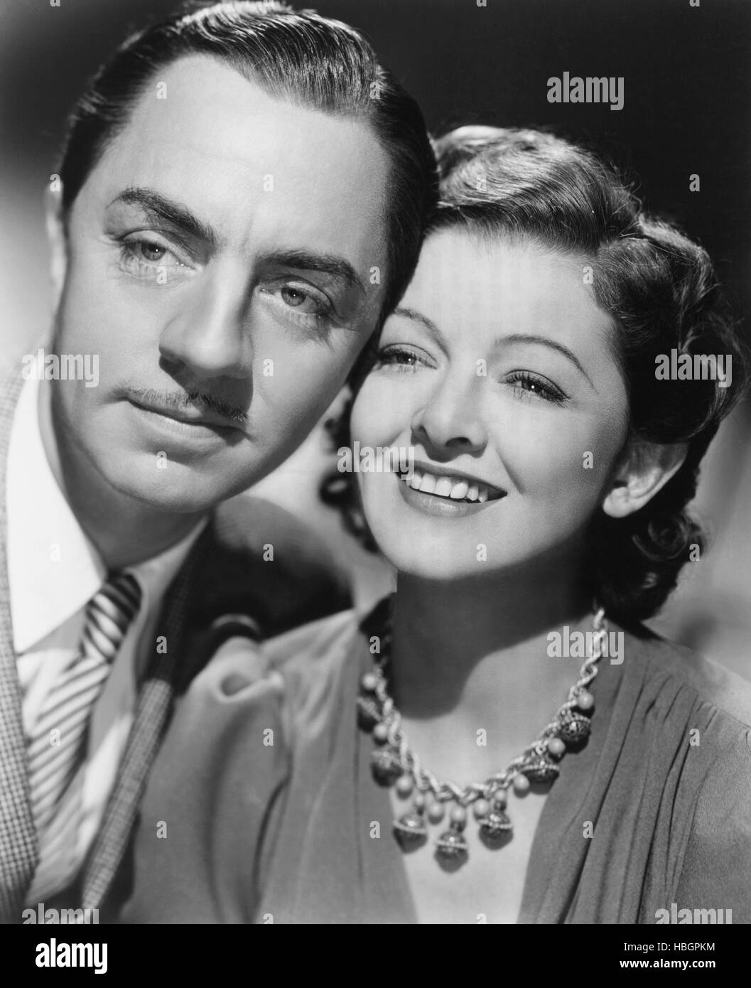 ANOTHER THIN MAN, from left: William Powell, Myrna Loy, 1939 Stock Photo - Alamy