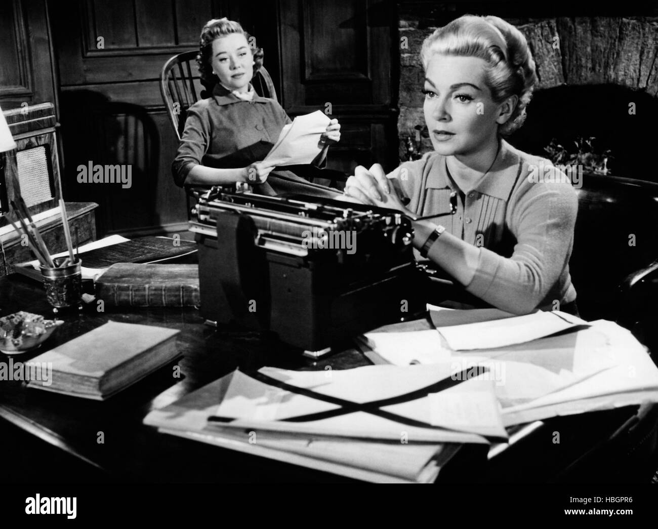 ANOTHER TIME, ANOTHER PLACE, Glynis Johns, Lana Turner, 1958 Stock ...