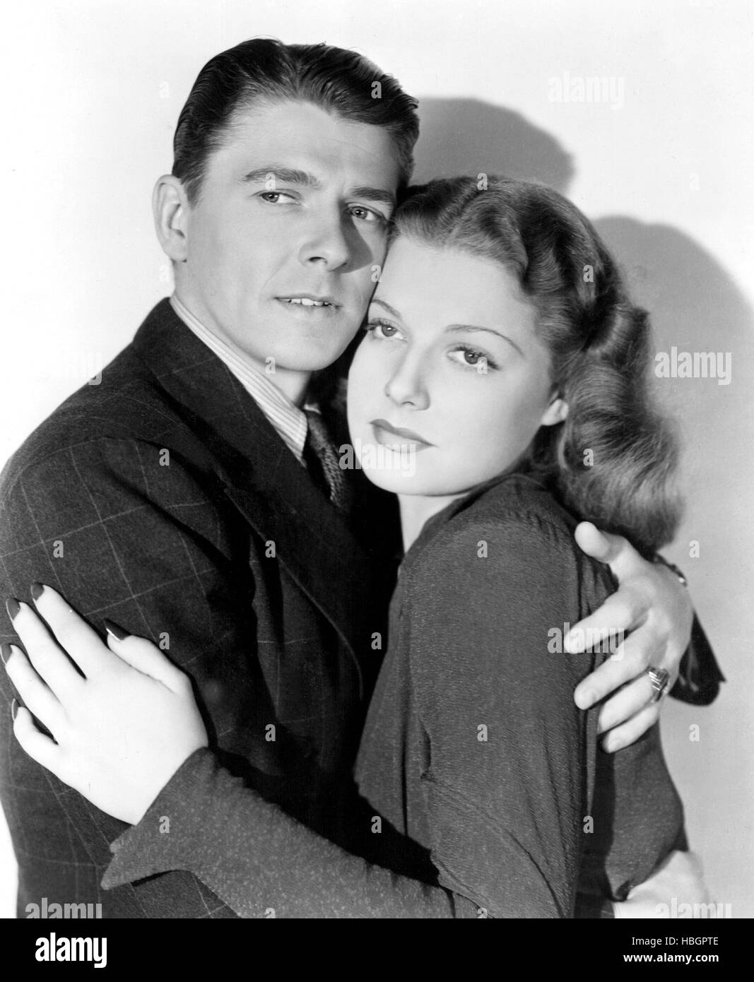ANGELS WASH THEIR FACES, Ronald Reagan, Ann Sheridan, 1939 Stock Photo ...