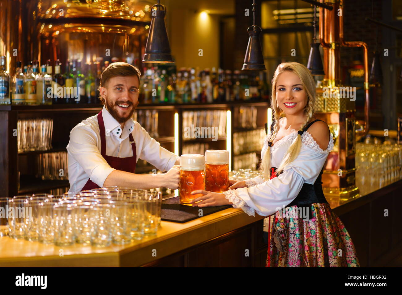 At the counter Stock Photo - Alamy