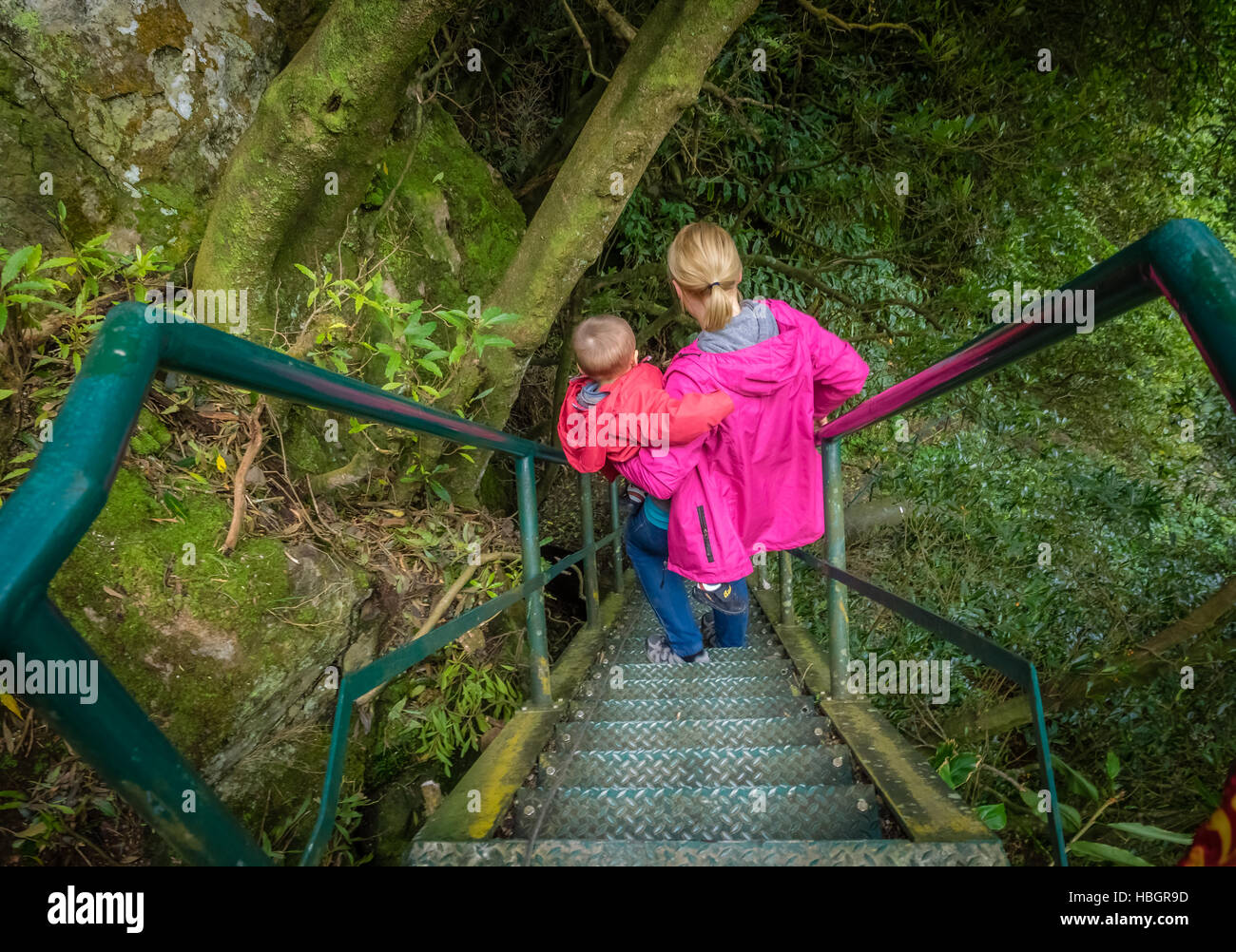 Climbing steep stairs Stock Photo - Alamy