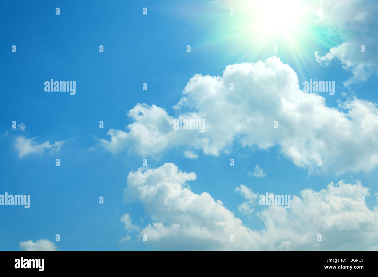 Abstract background of blue sky and clouds Stock Photo - Alamy