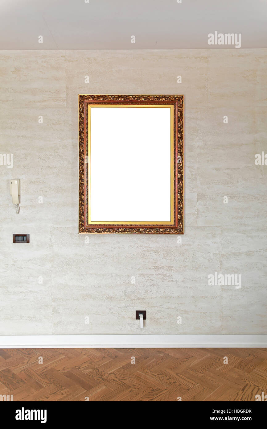 Wall frame with picture hi-res stock photography and images - Alamy
