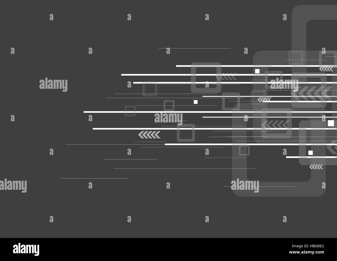 Geometric tech layout Black and White Stock Photos & Images - Alamy
