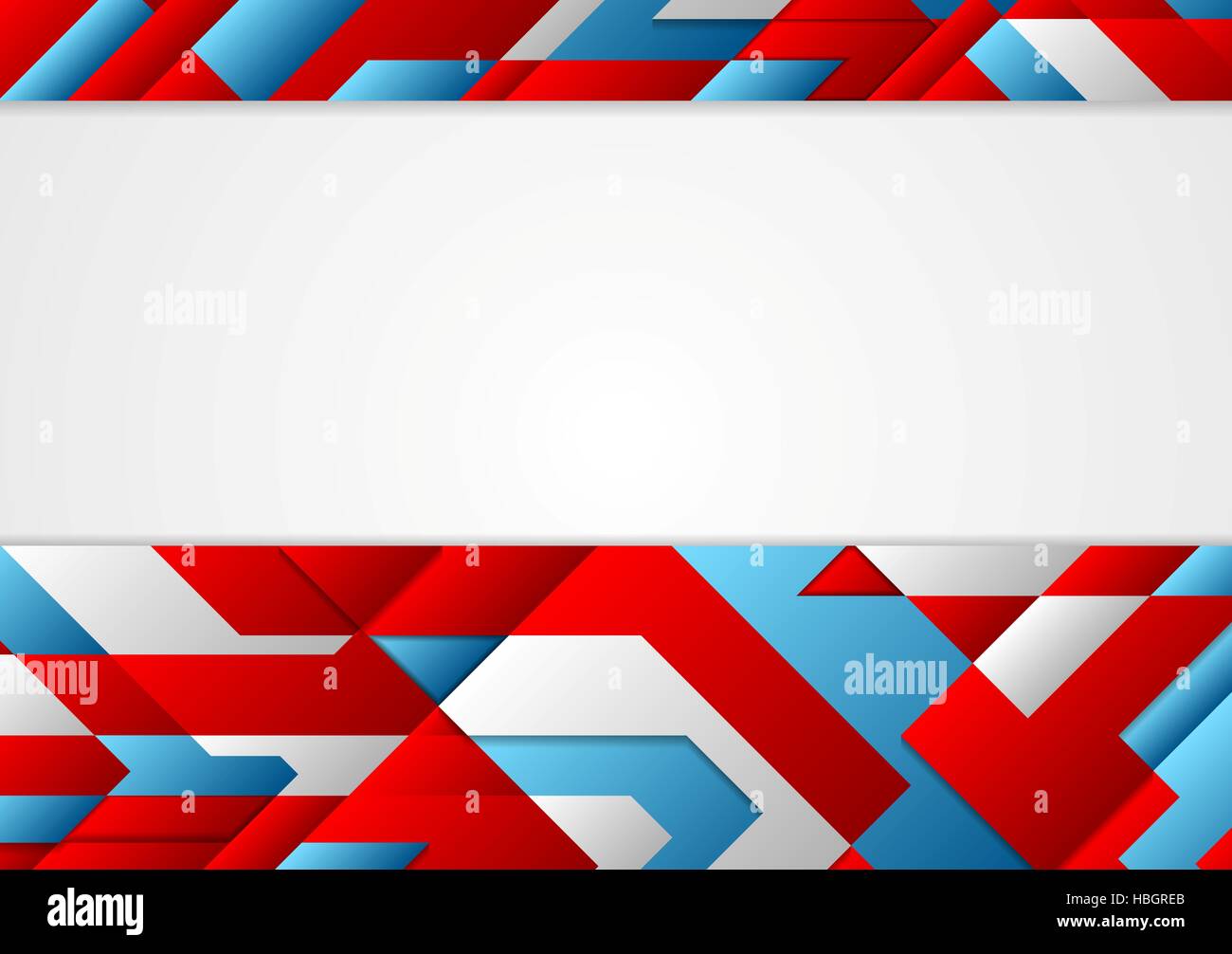 Abstract blue and red tech corporate design Stock Photo - Alamy