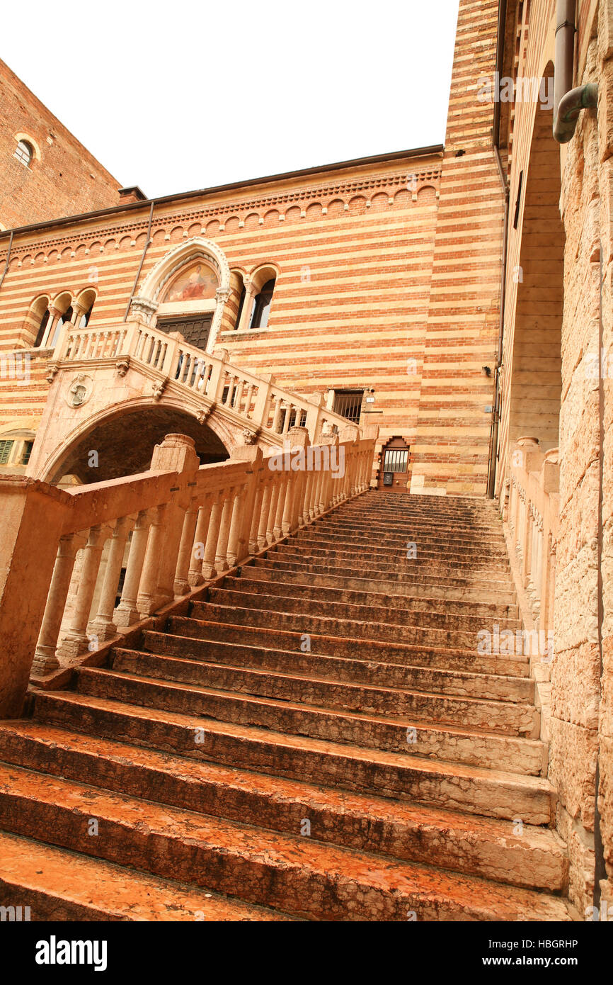 Historic architecture in Verona Stock Photo - Alamy