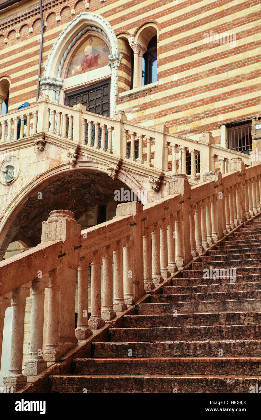 Historic architecture in Verona Stock Photo - Alamy