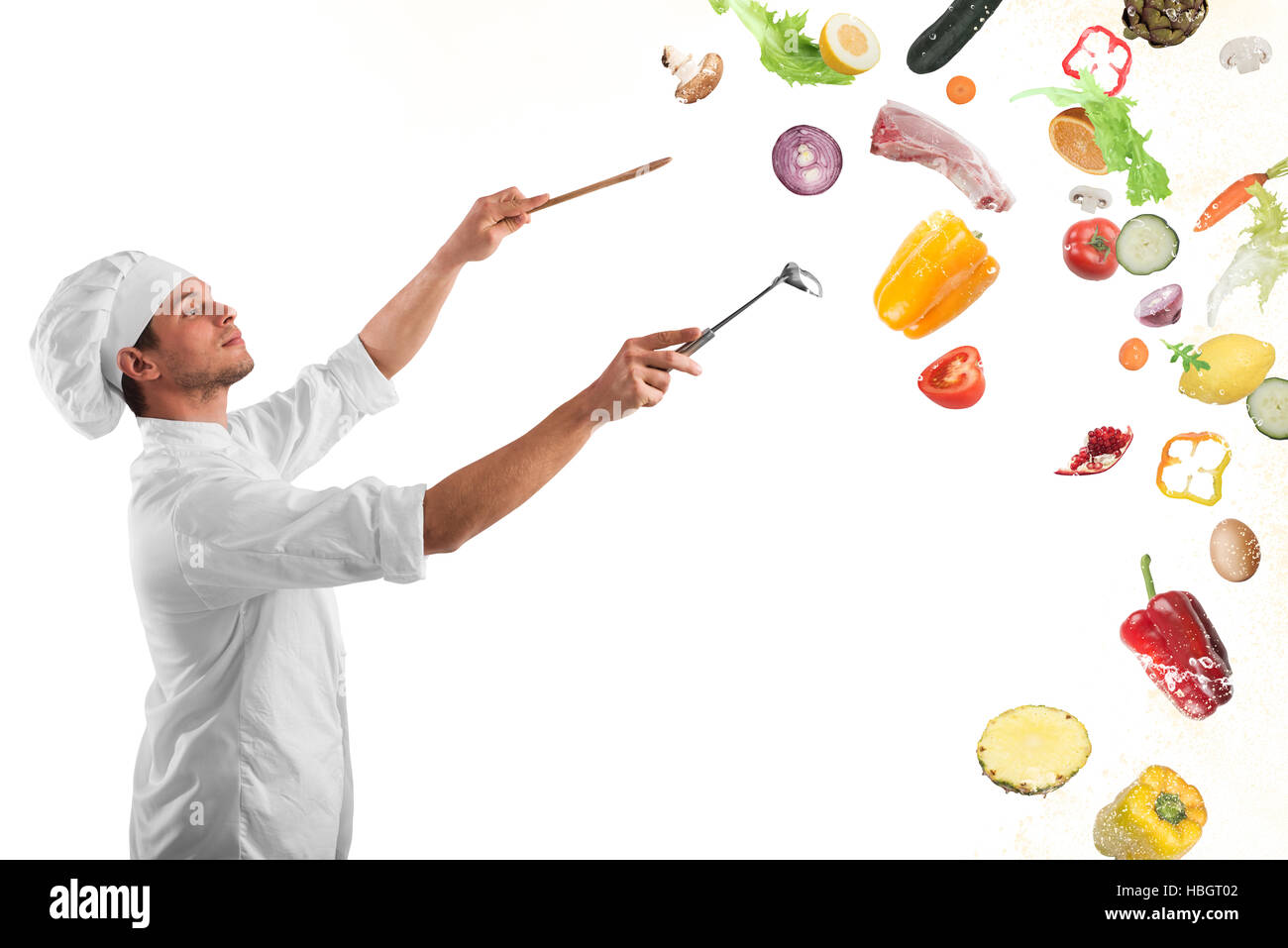 Food musical harmony Stock Photo - Alamy