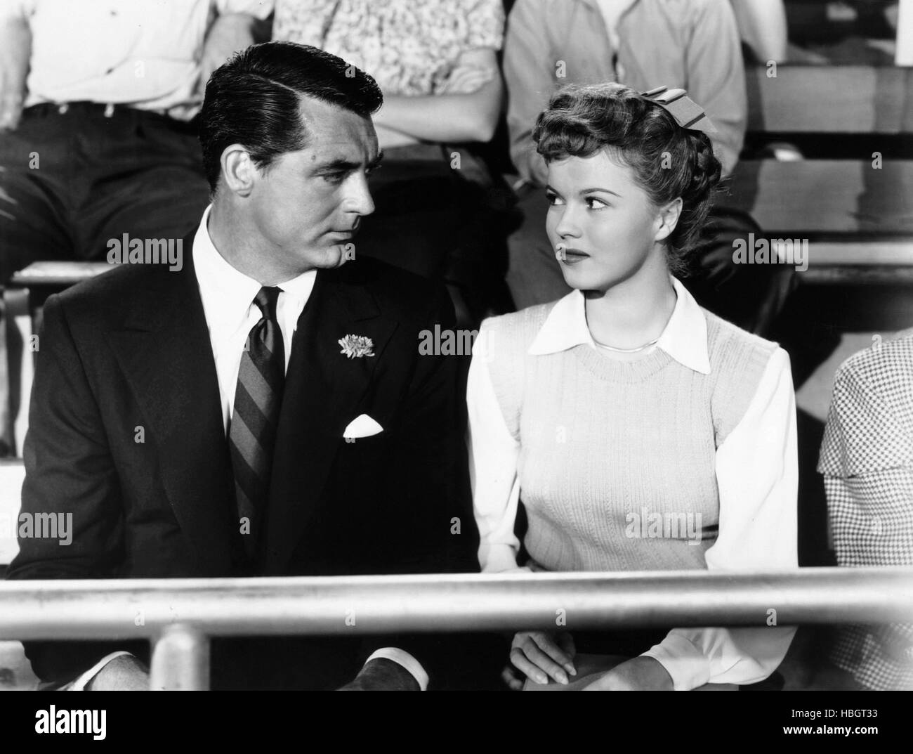 THE BACHELOR AND THE BOBBY-SOXER, from left, Cary Grant, Shirley Temple ...