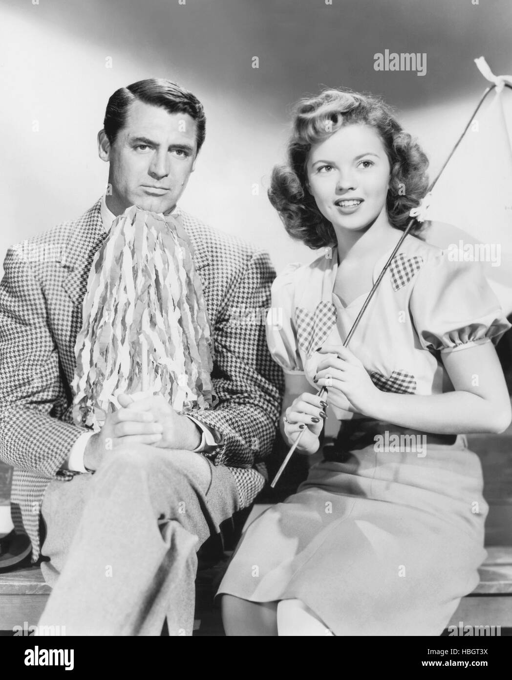 THE BACHELOR AND THE BOBBY-SOXER, from left: Cary Grant, Shirley Temple ...