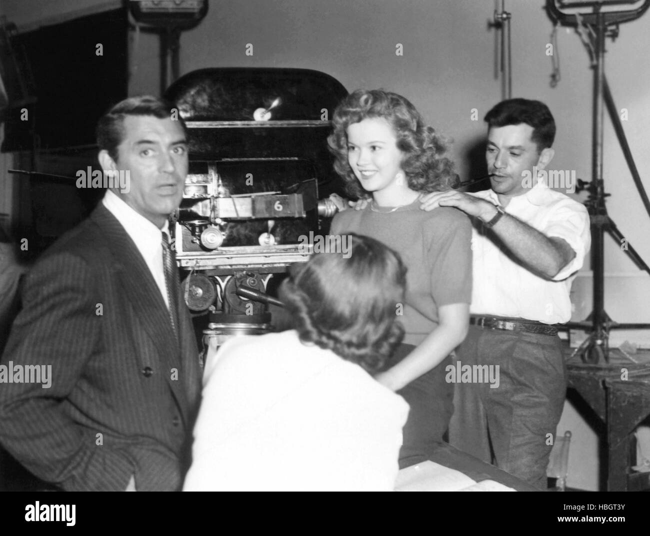 THE BACHELOR AND THE BOBBY-SOXER, facing front from left: Cary Grant ...