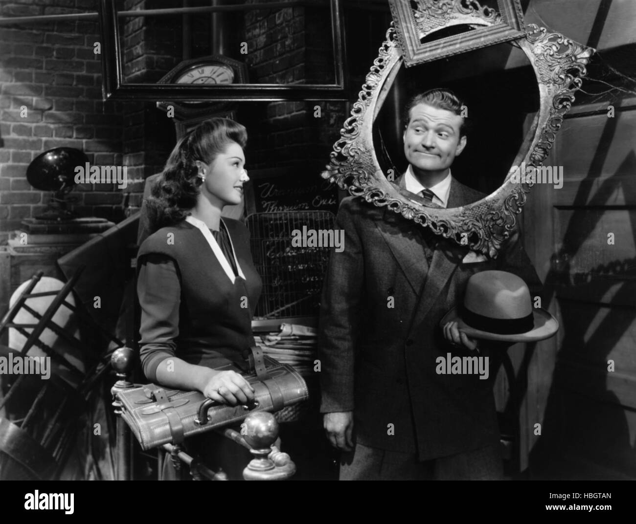 BATHING BEAUTY, from left, Esther Williams, Red Skelton, 1944 Stock ...