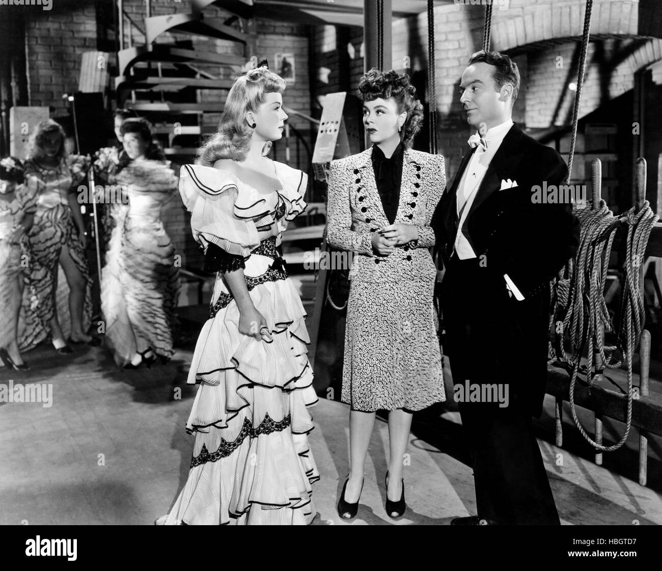 THE BAMBOO BLONDE, from left: Frances Langford, Iris Adrian, Ralph ...