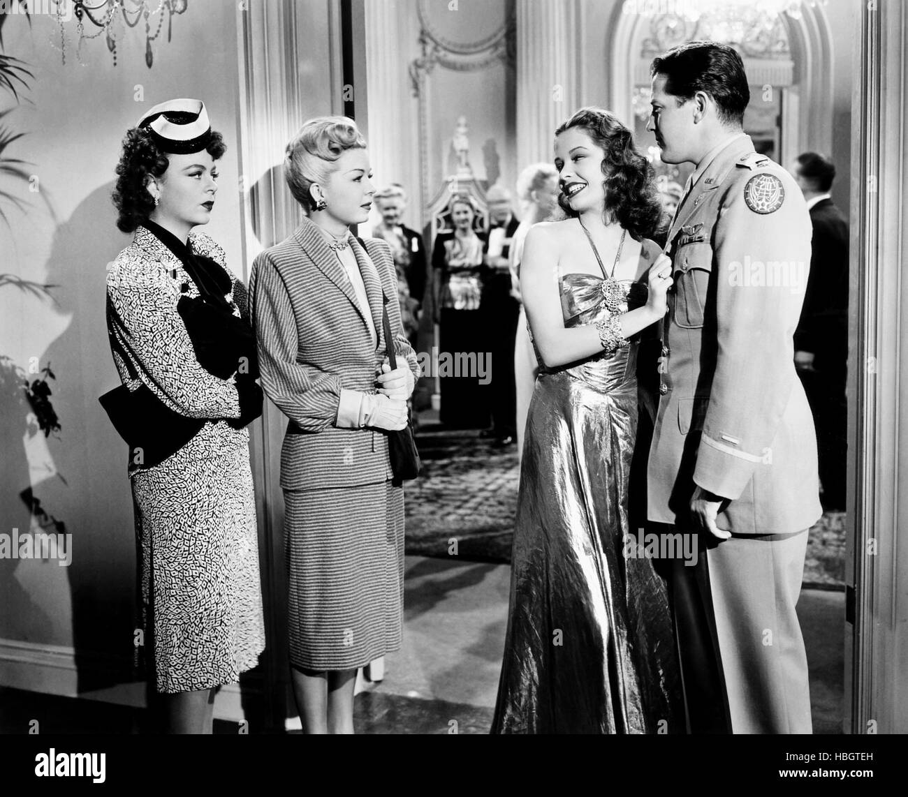 THE BAMBOO BLONDE, from left, Iris Adrian, Frances Langford, Jane Greer ...