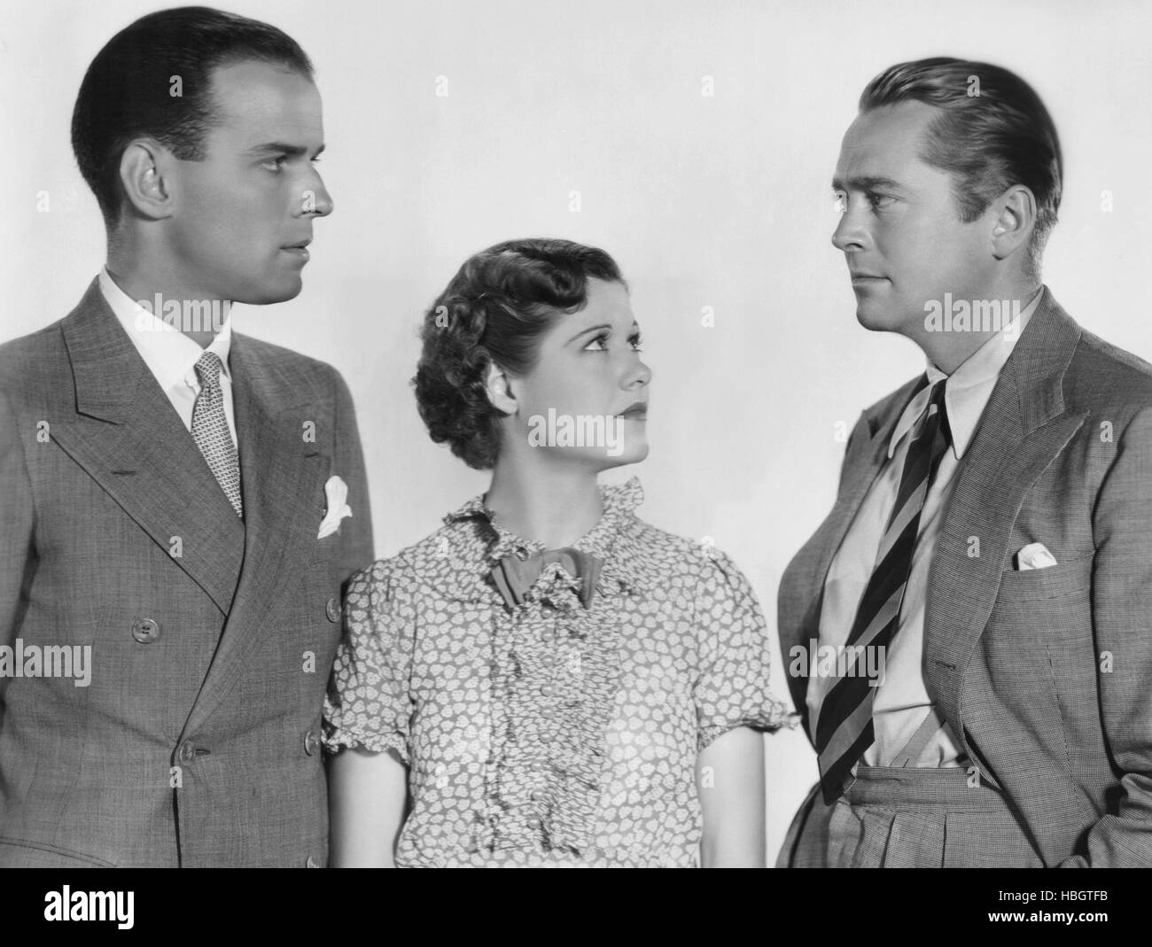BAD BOY, from left: Allen Vincent, Dorothy Wilson, James Dunn, 1935, TM ...