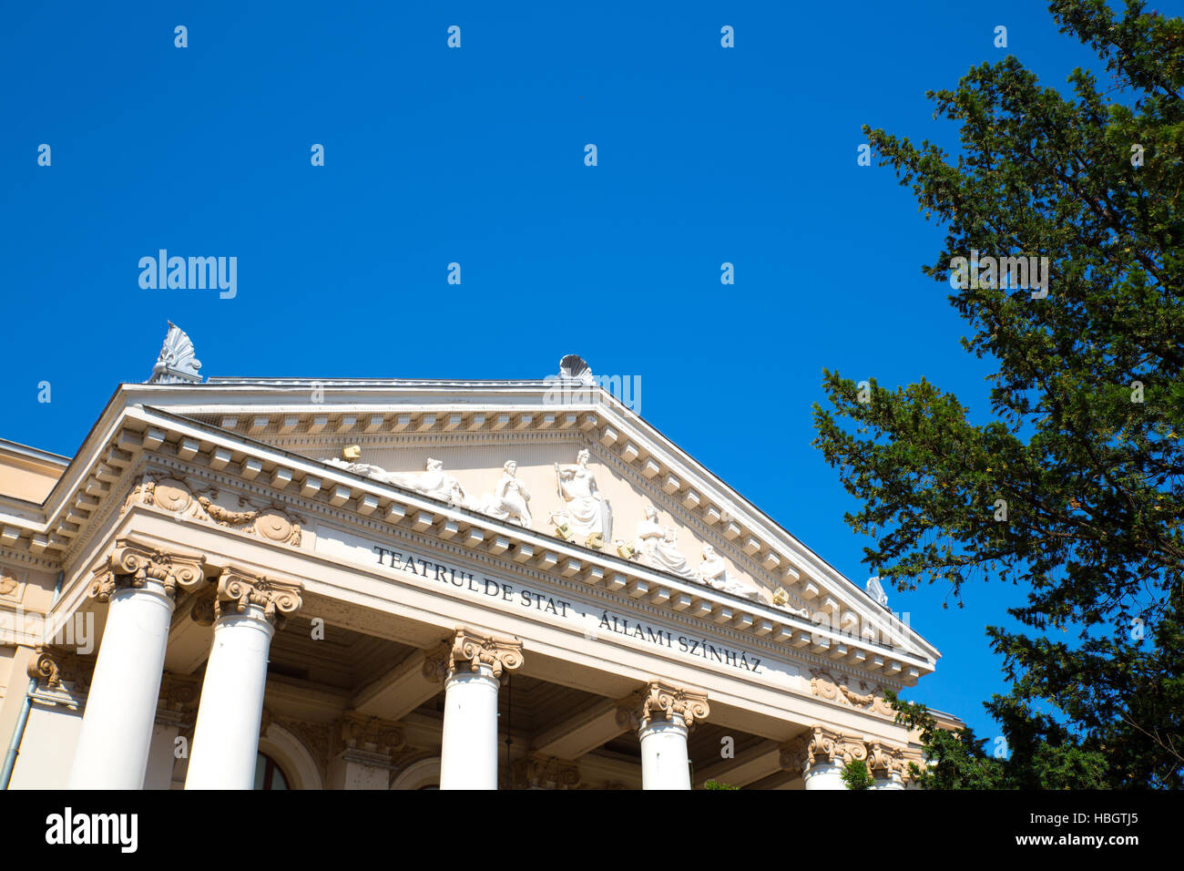 The national Theater in Oradea Stock Photo - Alamy