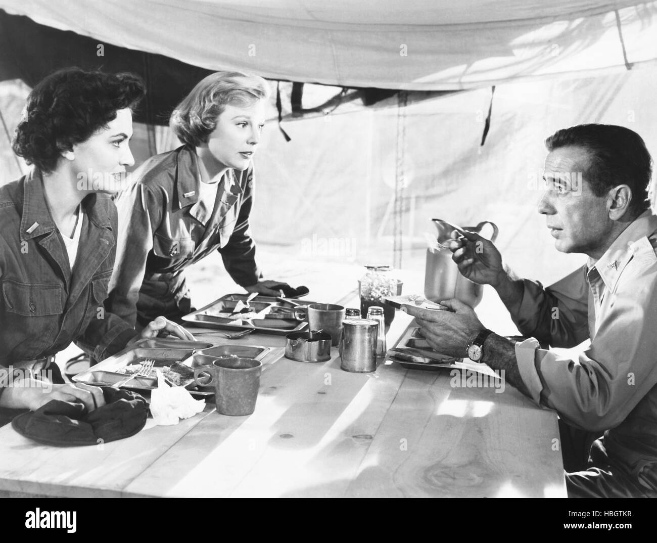 BATTLE CIRCUS, from left: Adele Longmire, June Allyson, Humphrey Bogart, 1953 Stock Photo - Alamy