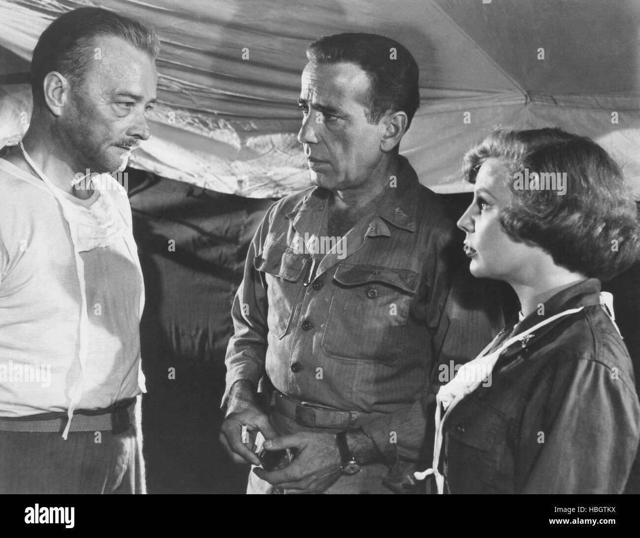 BATTLE CIRCUS, from left: Robert Keith, Humphrey Bogart, June Allyson ...