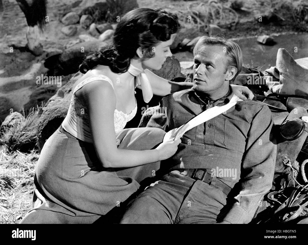 BACKLASH, Richard Widmark, Donna Reed, 1956 Stock Photo - Alamy