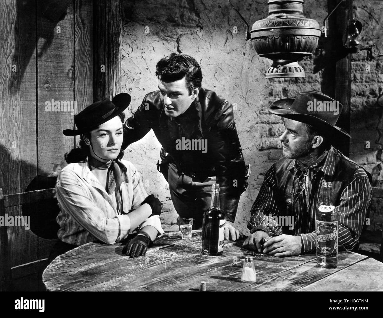 BACKLASH, Donna Reed, William Campbell, Harry Morgan, 1956 Stock Photo ...