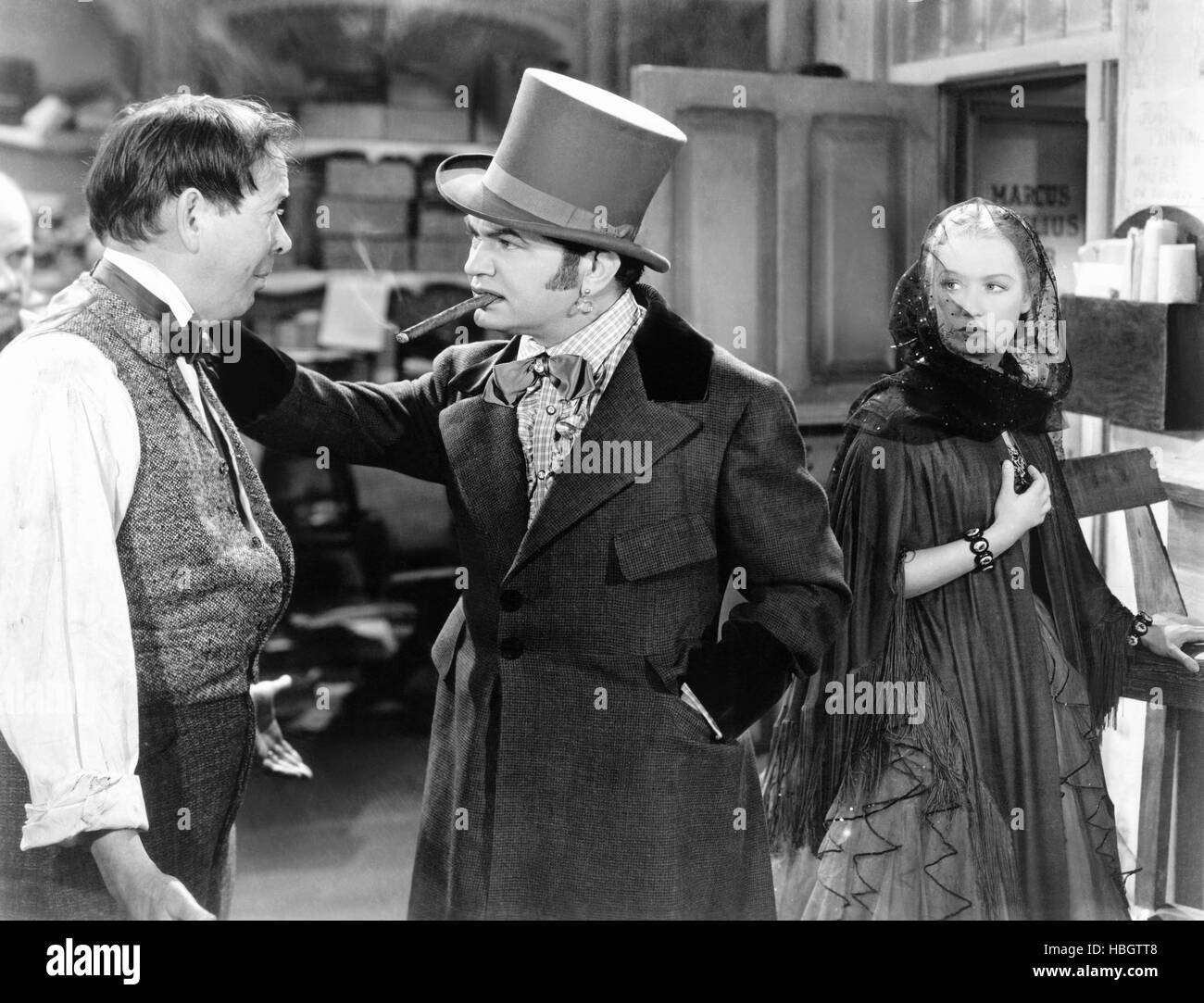 BARBARY COAST, from left: Frank Craven, Edward G. Robinson, Miriam ...