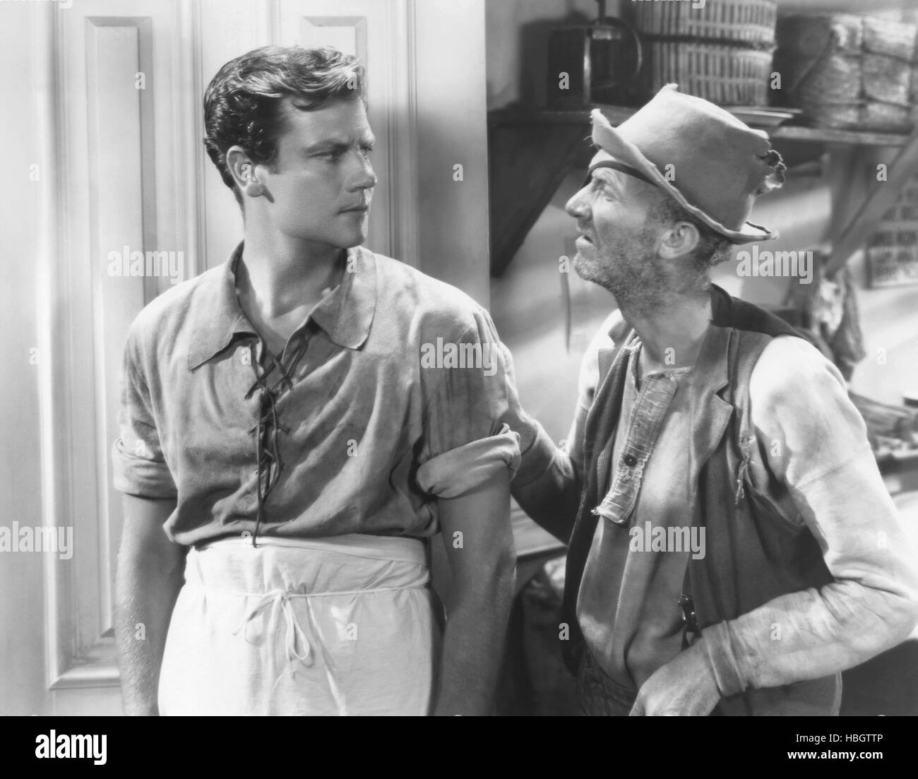 BARBARY COAST, from left: Joel McCrea, Walter Brennan, 1935 Stock Photo ...