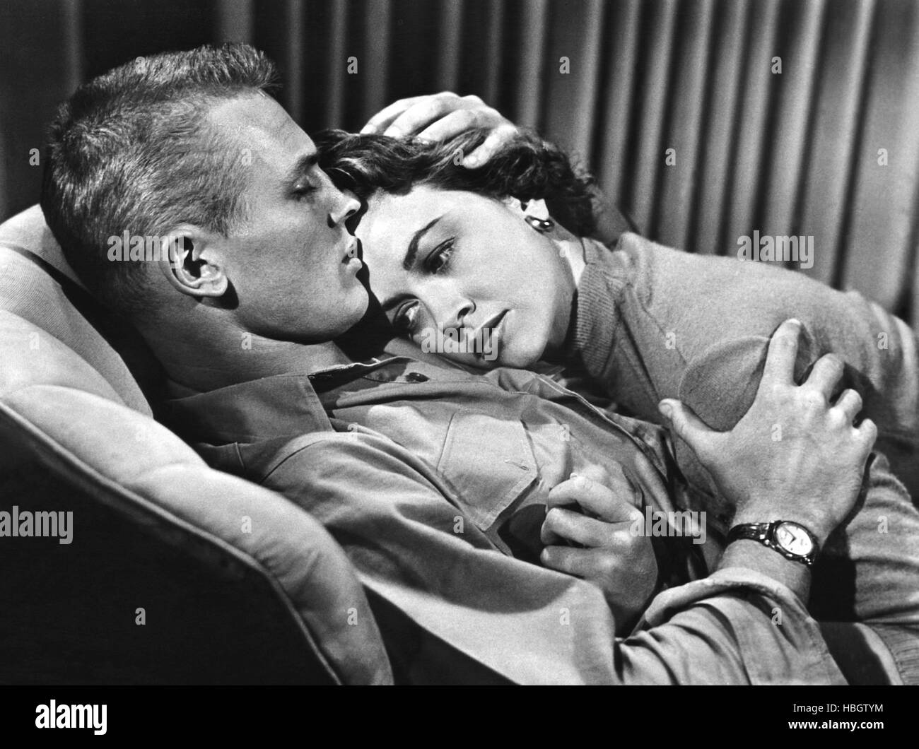BATTLE CRY, Tab Hunter, Mona Freeman, 1955 Stock Photo - Alamy