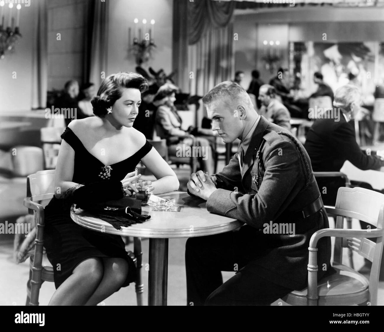 BATTLE CRY, from left, Dorothy Malone, Tab Hunter, 1955 Stock Photo - Alamy