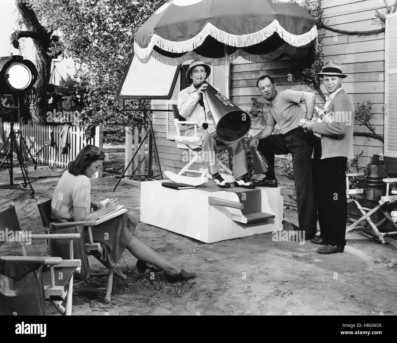 THE BANK DICK, from left: Dorothy Haas, Jack Norton, Frankie Van, Monte ...
