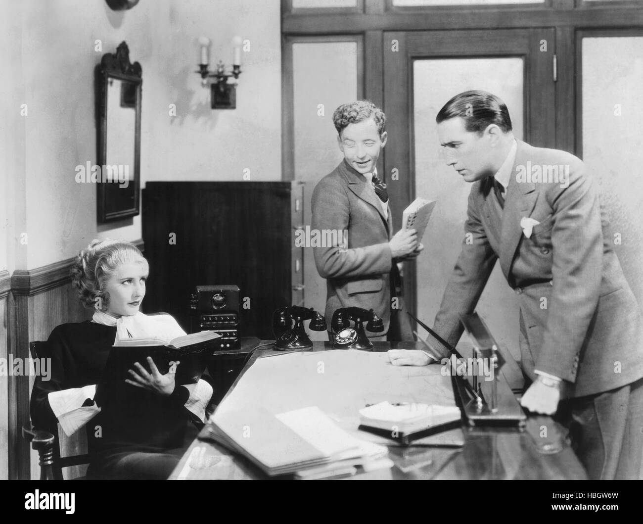 BABY FACE, from left: Barbara Stanwyck, Spec O'Donnell, Donald Cook ...