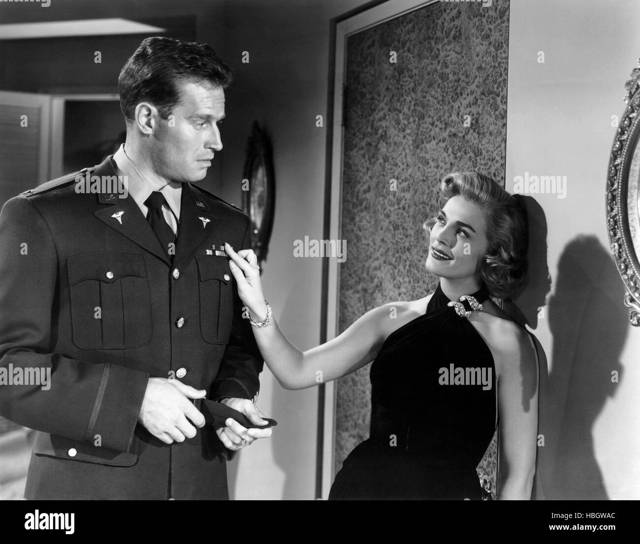 BAD FOR EACH OTHER, Charlton Heston, Lizabeth Scott, 1953 Stock Photo ...