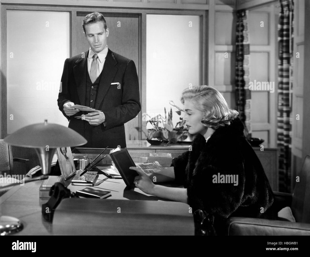 BAD FOR EACH OTHER, from left, Charlton Heston, Lizabeth Scott, 1953 ...