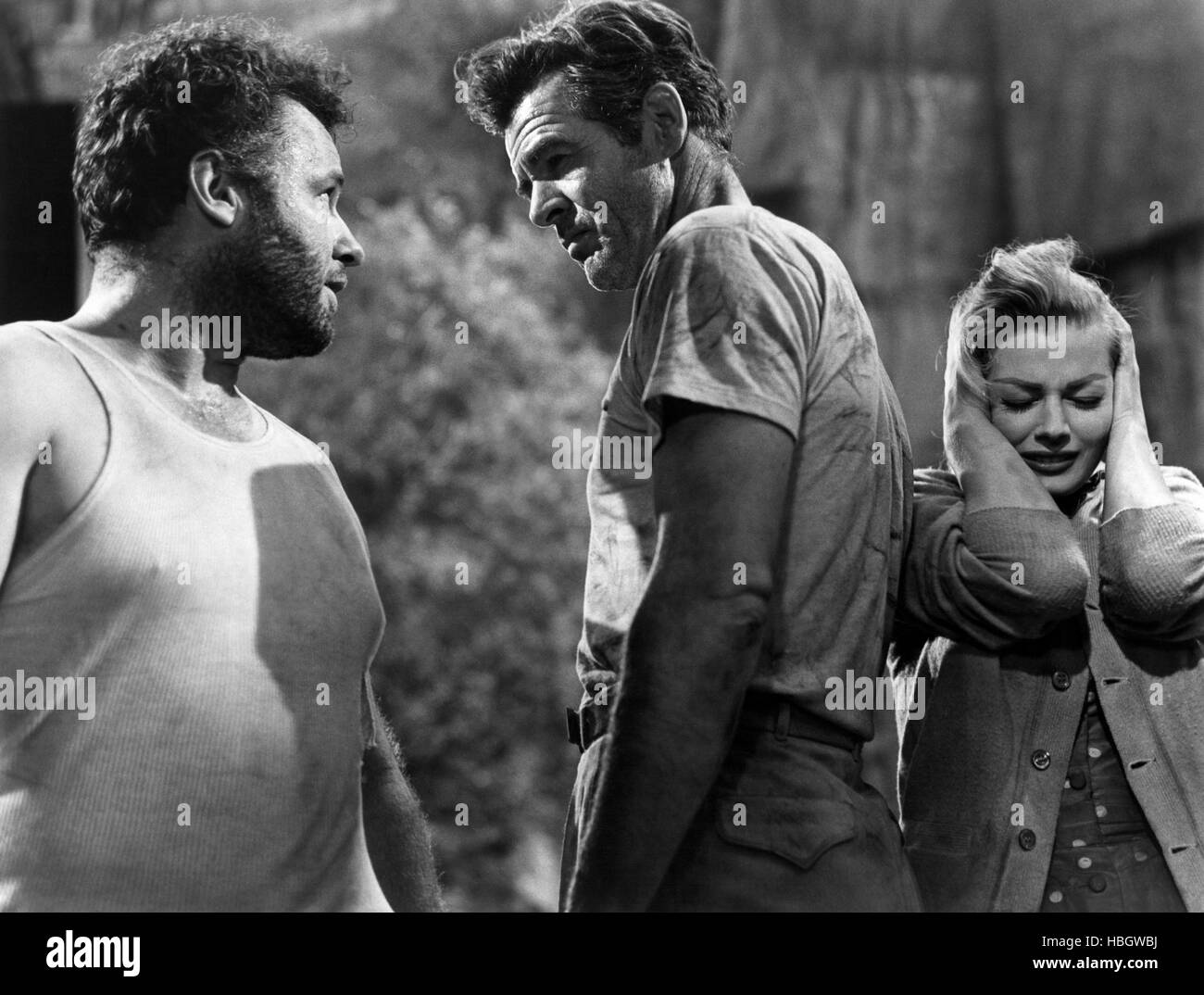 BACK FROM ETERNITY, Rod Steiger, Robert Ryan, Anita Ekberg, 1956 Stock Photo - Alamy
