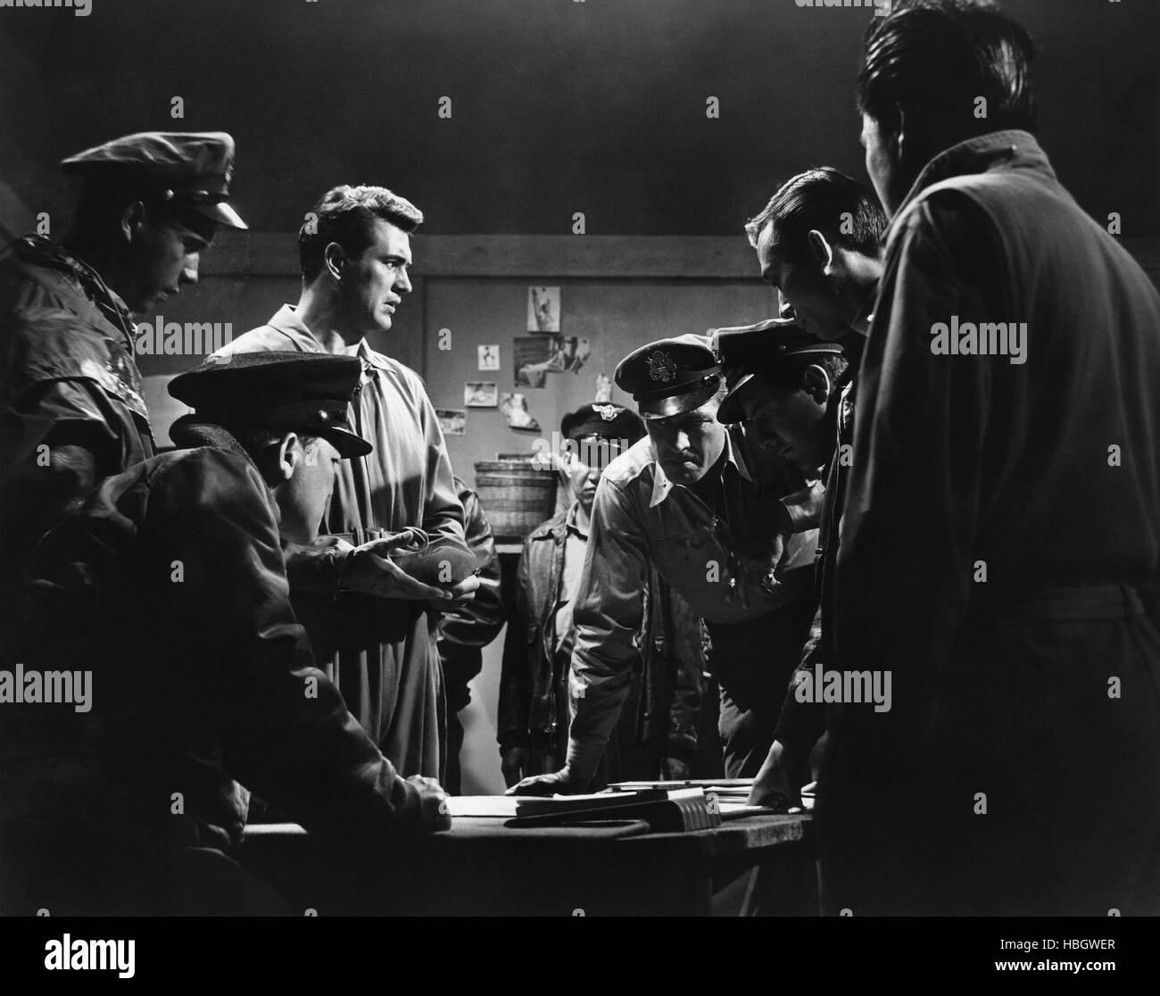 BATTLE HYMN, James Edwards, Rock Hudson, Jock Mahoney, Phil Harvey ...