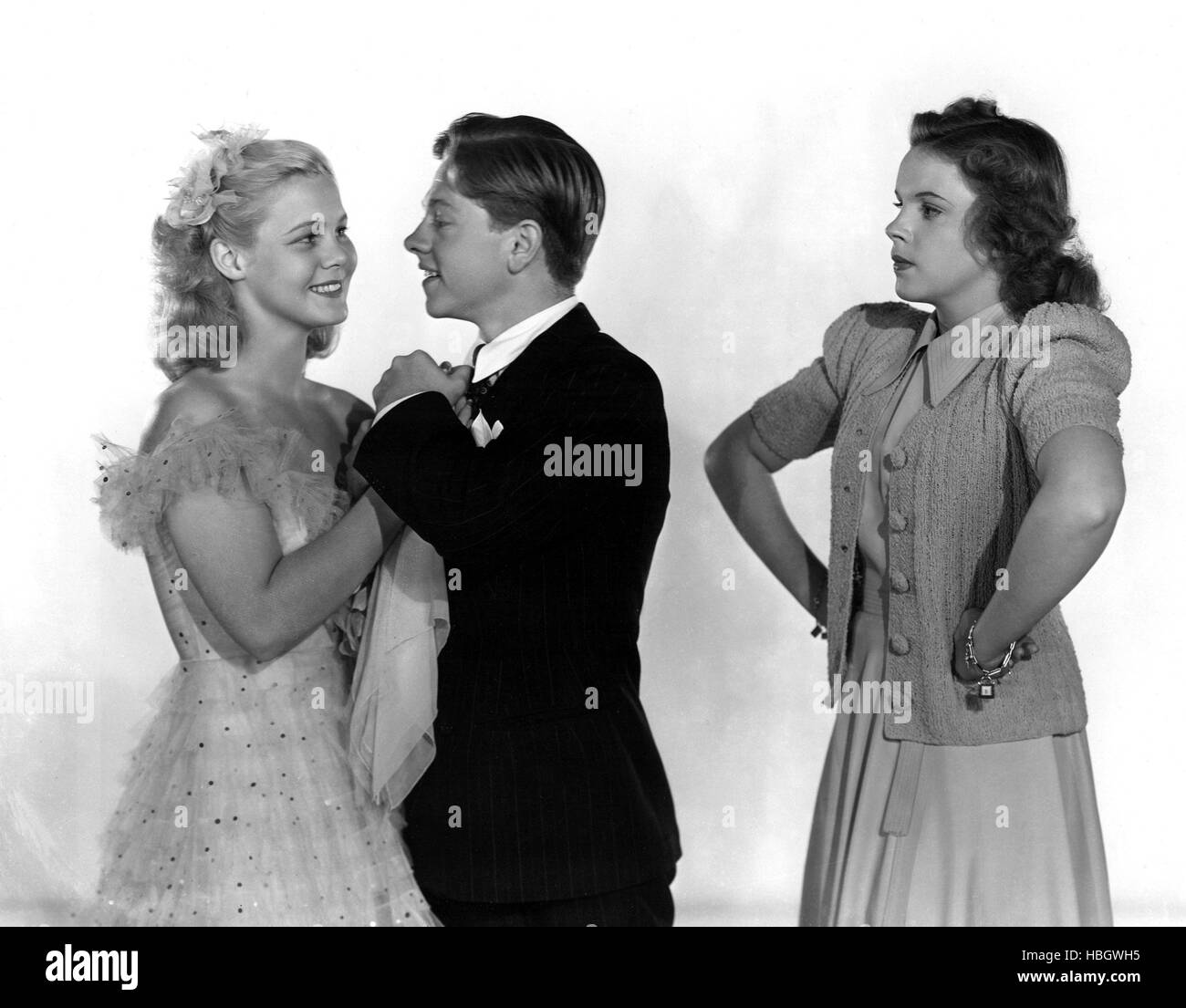 BABES IN ARMS, June Preisser, Mickey Rooney, Judy Garland, 1939 Stock ...