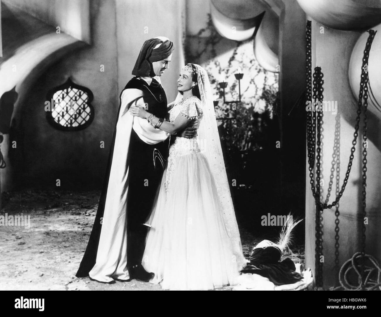 BABES IN BAGDAD, from left, Richard Ney, Paulette Goddard, 1952 Stock ...